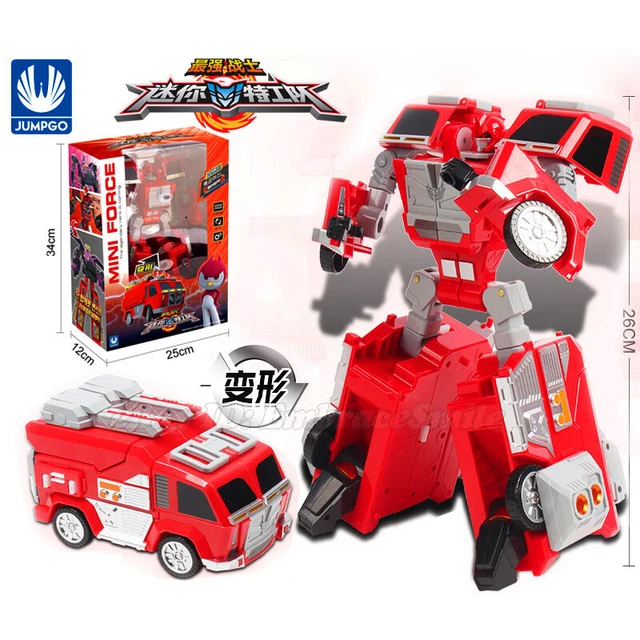 MINIFORCE RANGER TRANS SEMI BOT SAMMYBOT Red Transforming Robot Truck ...