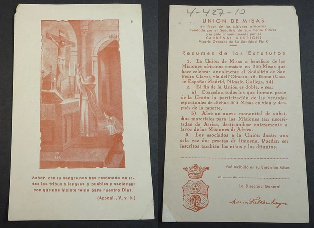 OLD BLESSED JESUS Christ Eucharistic Holy Card Andachtsbild Santini ...