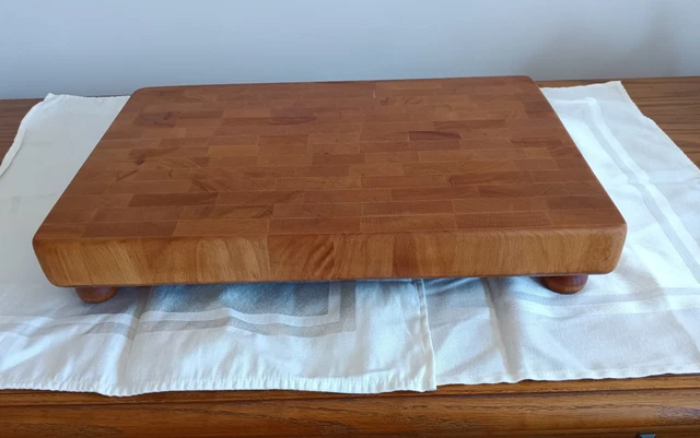 VTG E.L. BRUCE Co. Hardwood End-Grain Butcher Chop Block Cutting Board ...