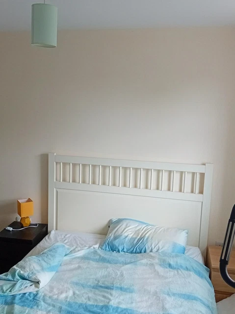 IKEA HEMNES WHITE Double Bed Frame and Mattress £52.66 - PicClick UK