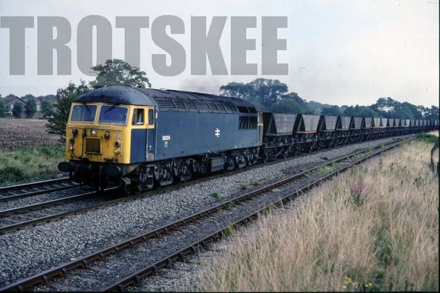 35MM SLIDE BR British Railways Diesel Loco 56004 Class 56 Hatton 1990 ...