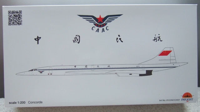 CHINA CONCORDE MODEL (Caac) - 1:200 Scale - Fantasy Livery - ***New ...