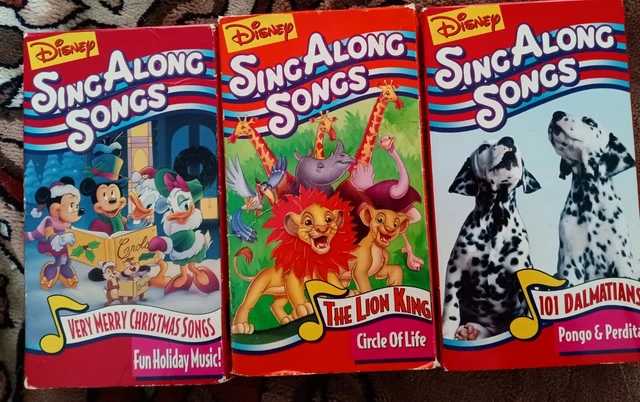 DISNEY SING ALONG Songs VHS Lot £14.82 - PicClick UK
