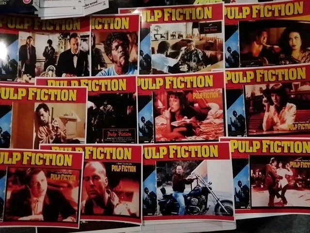PULP FICTION. 12 Unofficial Glossy 7x5ins Lobby Cards. New. Set 2. £10. ...