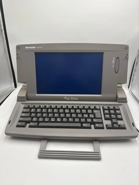 SHARP FONT WRITER FW-710 Word Processor Electronic Typewriter Vintage ...