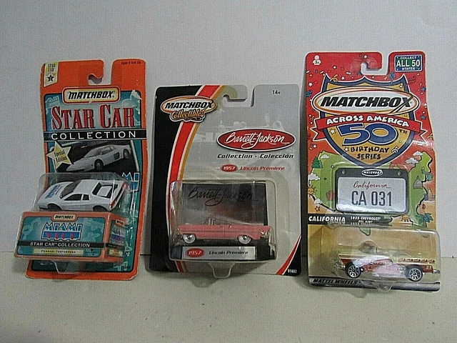 MATCHBOX MIAMI VICE Ferrari Barrett Jackson Lincoln Across America ...