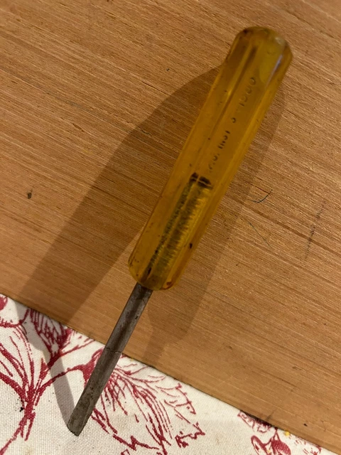 VINTAGE FOOTPRINT FLAT screwdriver 150mm long 6mm wide blade #317 £7.77 ...