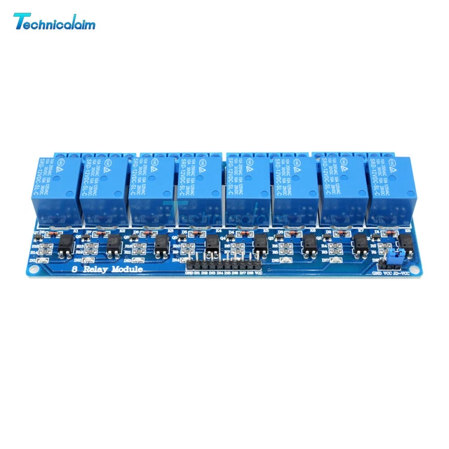 12V 8 CHANNEL Relay Module With Optocoupler for Arduino UNO 2560 ARM ...