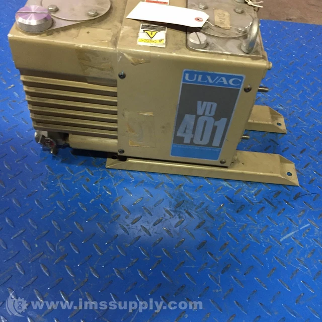 ULVAC VD401 OIL Sealed Rotary Vacuum Pump, 50/60 Cycles 6341 EUR 933,74 ...