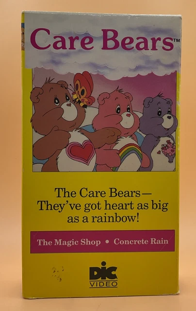 CARE BEARS - The Magic Shop & Concrete Rain VHS 1985 DIC **Buy 2 Get 1 ...