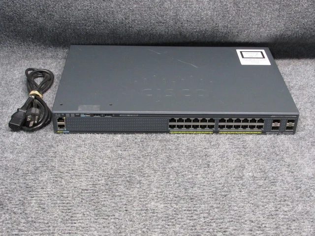 CISCO CATALYST 2960-X Series 24-Port Ethernet Network Switch WS-C2960X ...