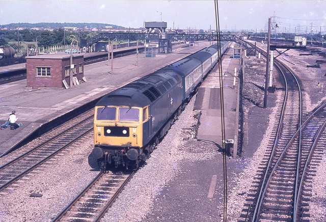 ORIGINAL SLIDE . BR Class 47 Diesel Loco 45576 . Severn Tunnel Junction ...