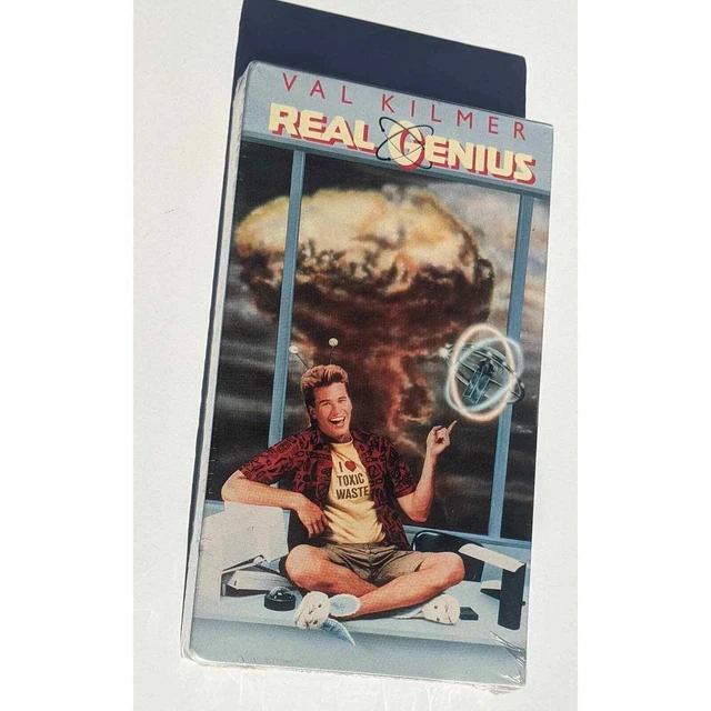 REAL GENIUS VHS 1991 Val Kilmer Brand New Factory Sealed 1985 £85.33 ...