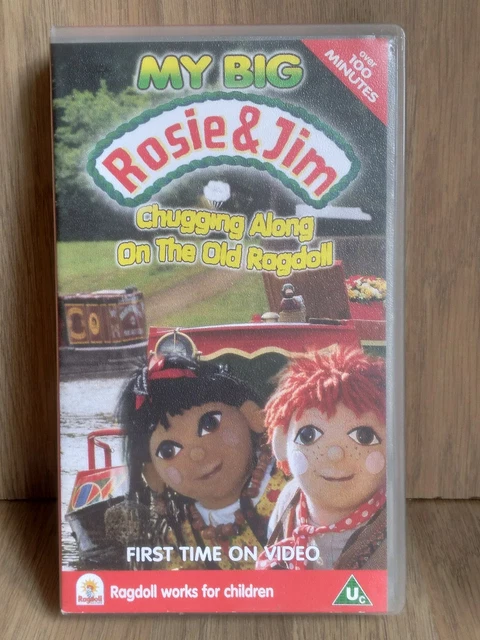 MY BIG ROSIE & Jim Chugging Along On The Old Ragdoll VHS Video Tape £16 ...