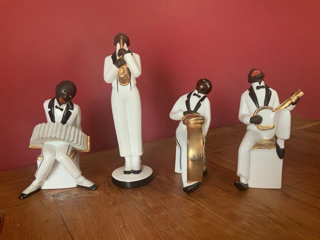 GRUPPO “LES JAZZ” Robj -Paris 1929. Art Déco Originale, Completo ...