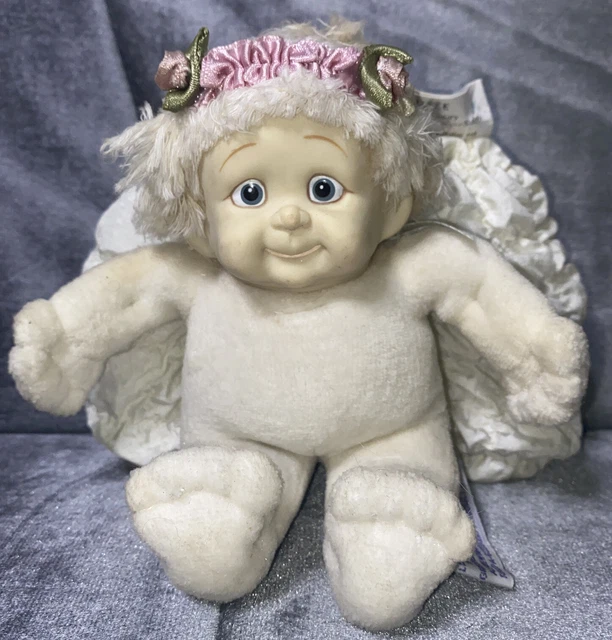 VINTAGE 1995 DREAMSICLES Doll White Angel Puff Wings Plush Soft Body ...