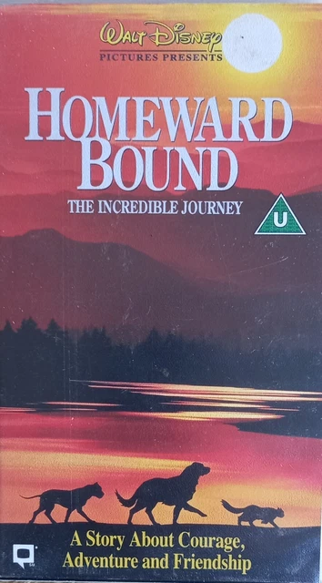 HOMEWARD BOUND The Incredible Journey VHS Video Tape Walt Disney New ...