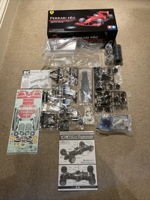 TAMIYA F104 FERRARI F60 1/10 Rc Kit NIB 58447 Very Rare £260.72 - PicClick UK