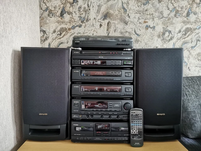 AIWA MX-Z9400 STEREO Stack System Hifi Separates Sound Speakers ...