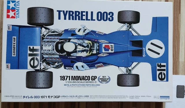 PLASTIK MODELLBAUSATZ F1- 71`Tyrrell, Fa. Tamiya, 1/12 EUR 50,00 ...