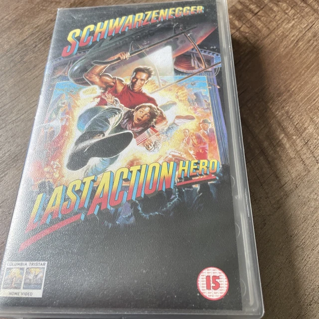 LAST ACTION HERO 1993 Columbia TRISTAR VHS Retro Schwarzenegger Action ...