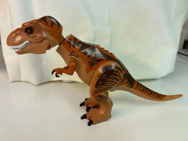 LEGO JURASSIC WORLD T. Rex figure (trex04) from sets 10758 & 75918 ...