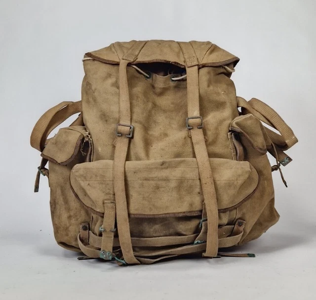 VINTAGE BRITISH ARMY 1941 WW2 Commando Bergen Backpack Rucksack £151.51 ...