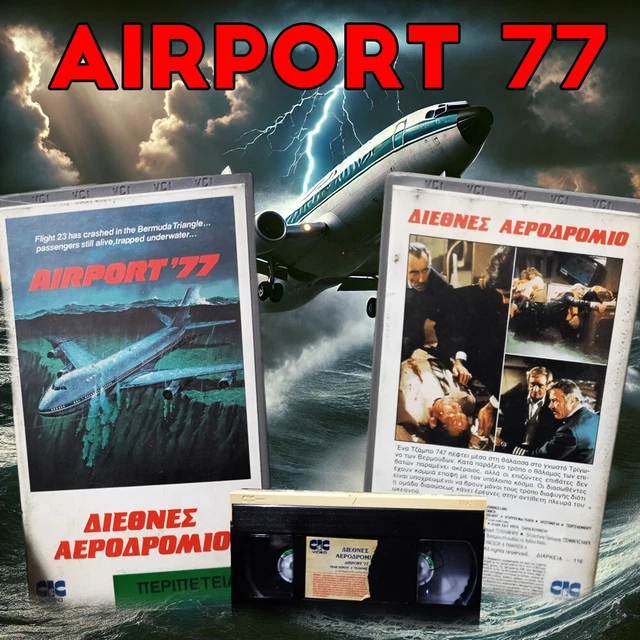 VERY RARE ACTION Greek Vhs With Greek Subs Airport 77 1977 £52.52 ...