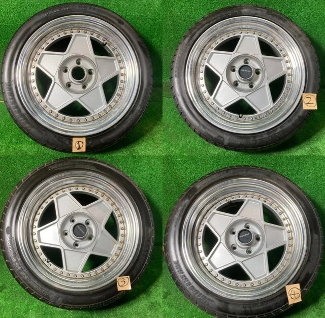 JDM AUTOSTRADA MODENA 17 inch 5H114.3 for Skyline GT-R POTENZA RE71 OP ...