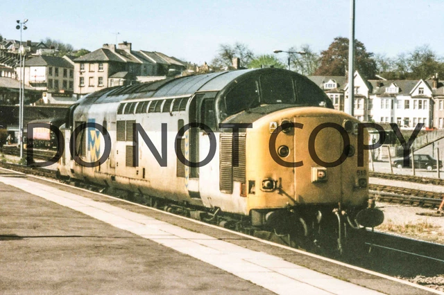 UK DIESEL TRAIN Railway Photograph Of Class 37 Loco 37518. Rm37-1459 £1 ...