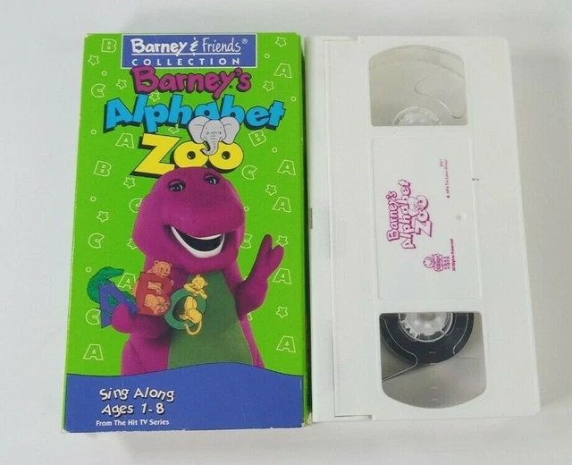 BARNEY AND FRIENDS ”Barneys alphabet zoo” "it's time for counting" VHS ...
