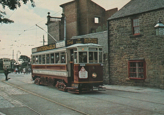 VINTAGE DIXON TRAMWAY Museum Crich Gateshead & District Tramcar No. 5 ...
