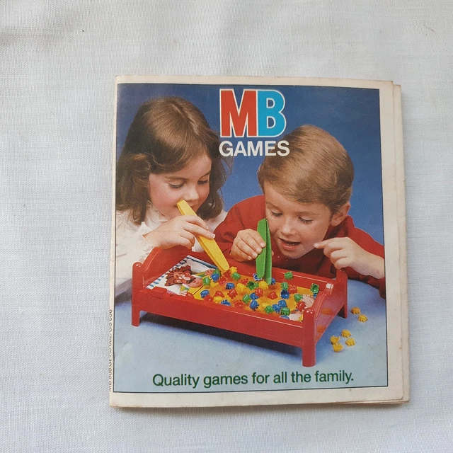 VINTAGE MB GAMES CATALOGUE LEAFLET PROMOTIONAL BROCHURE 1980's £4.99 ...