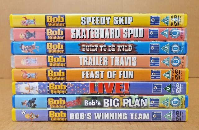 BOB THE BUILDER BUNDLE OF 8 DVDs - Children's Animation £8.98 - PicClick UK