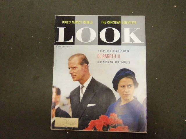 1958 DECEMBER 9 Look Magazine - Queen Elizabeth Ii & Prince Philip - St ...