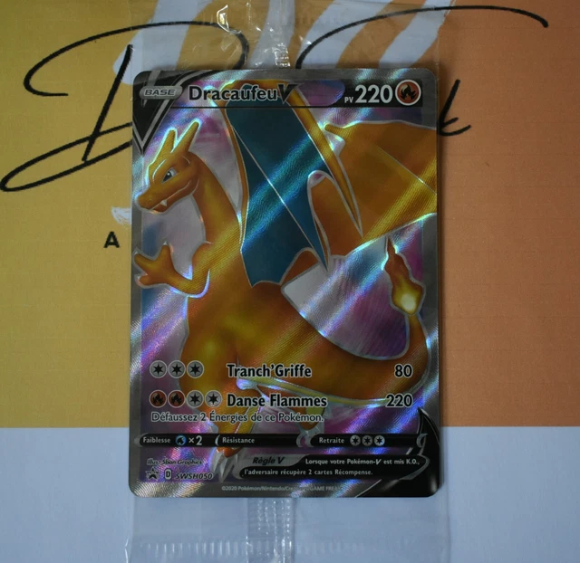 POKEMON CARD DRAGONFLY V Full-Art SWSH050 Sealed - Promo - FR - New £21 ...