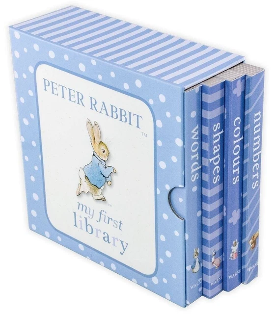 PETER RABBIT: MY First Library 4 Board Book by Beatrix Potter - Board ...