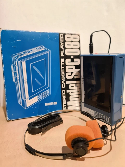 WALKMAN TYPE MINI Friend Japanese Vintage Stereo Cassette Player Model ...