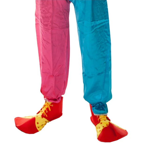 SCARPE CLOWN DONNA adulti uomo costume carnevale oggetti di scena circo ...