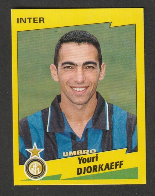 FIGURINA ALBUM CALCIATORI Panini 1996-97 Inter Djorkaeff N.126 Nuova ...