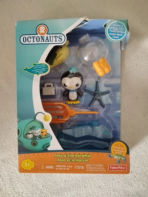OCTONAUTS PASO & the Narwhal Shellington & the Swell Shark LOT Fisher ...