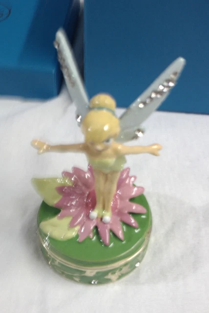DISNEY CLASSIC TRINKET Box/ Standing Tinkerbell with Origninal box EUR ...
