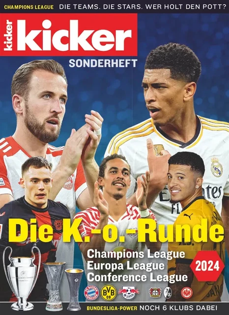 KICKER SONDERHEFT 2024 German Champions League Europa Knock-out Stage ...