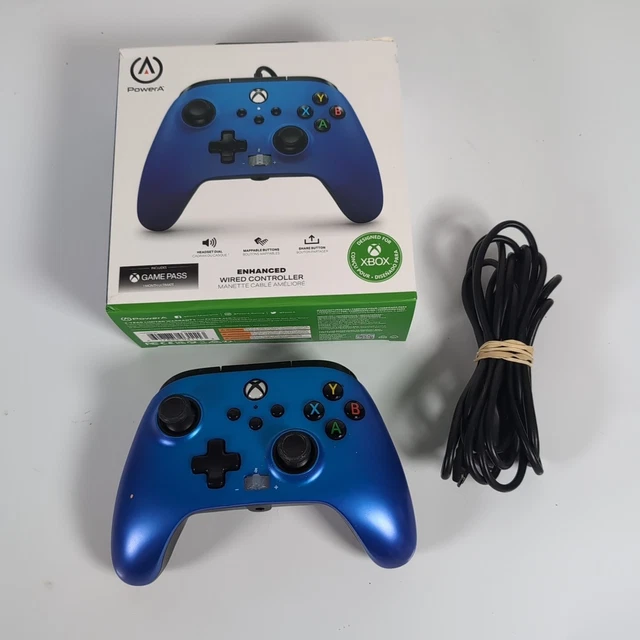 POWERA SAPPHIRE FADE Enhanced Wired Controller Xbox Series X/S One/PC ...