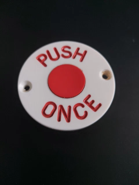 VINTAGE PUSH ONCE Bus Bell BMAC 437 in Excellent Condition £50.00 ...