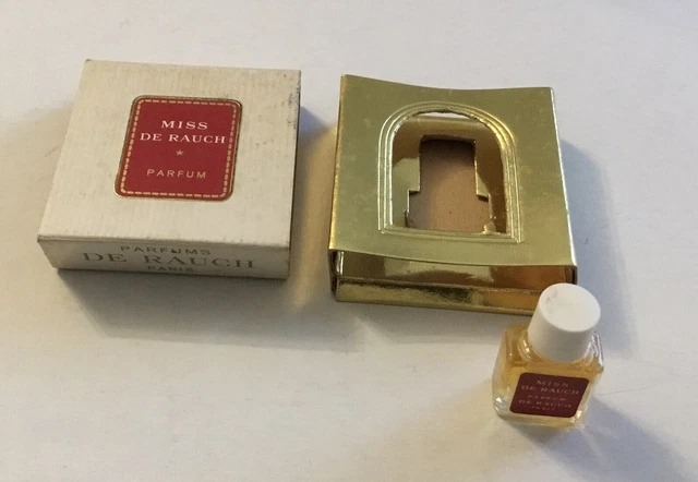 ANCIENNE RARE MINIATURE MISS DE RAUCH Parfum 1 ml PLEINE avec boite EUR 9,00 - PicClick FR