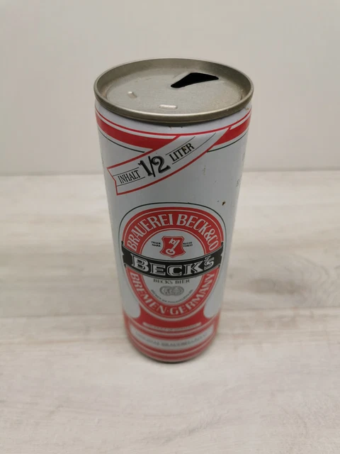 BECKS BIER ALTE Bierdose 80er Jahre leer 50cl 0,5l EUR 3,95 - PicClick DE