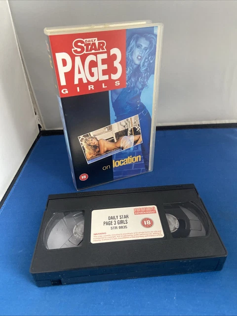 DAILY STAR PAGE 3 girl girls VHS Video.Lisa Bangert,Gaynor Goodman ...