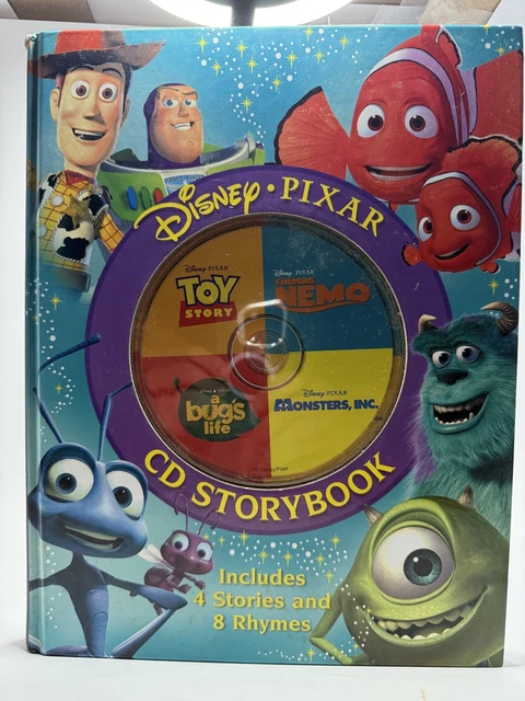DISNEY PIXAR CD Storybook Finding Nemo Toy Story Monsters Inc A Bug's ...