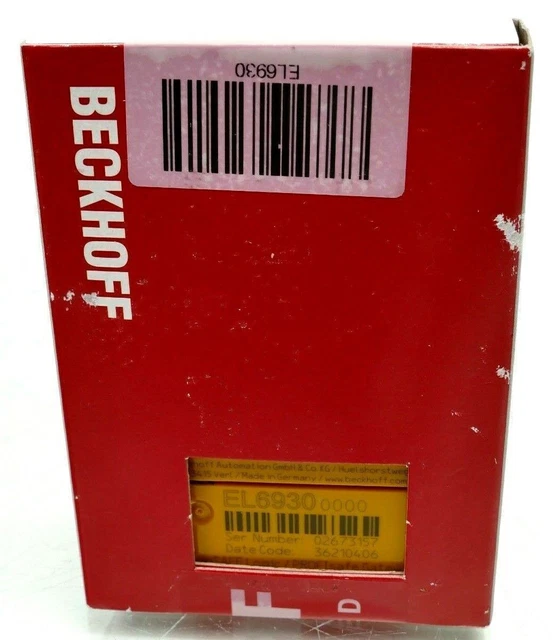 Interface De Communication Terminal Ethercat Neuve Beckhoff El6930